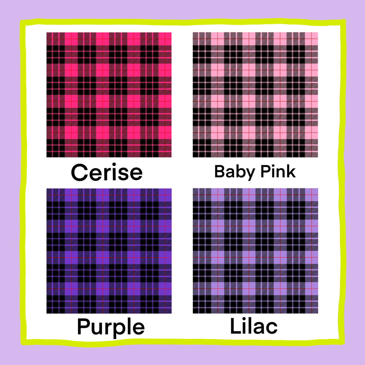 Luna - Cow Tartan Split – MyPoorPurse